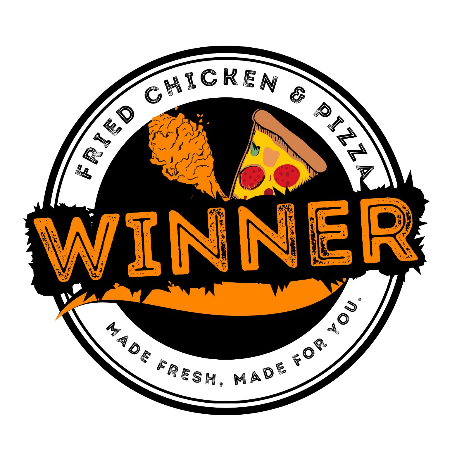 Winner Fried Chicken Pizza